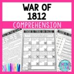 War of 1812 Reading Comprehension Challenge - Close Reading Activity