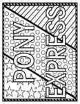 Pony Express Color by Number, Reading Passage and Text Marking