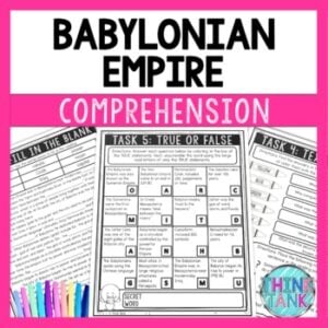 Mesopotamia BUNDLE - Reading Passages, Escape Room, Scavenger Hunt ...