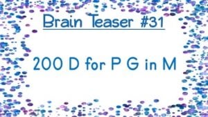 Brain Teasers - Riddles - Brain Breaks - Puzzles - Bell Ringers - Think ...