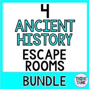 Ancient History Escape Rooms BUNDLE - Reading Comprehension - Rome ...