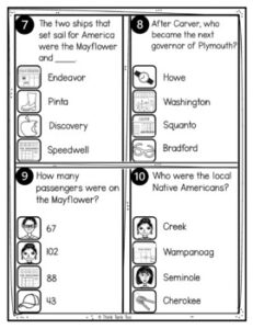 Plymouth Colony Text Marking Detective Mystery - Reading Passages ...
