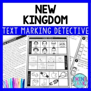 New Kingdom of Ancient Egypt Text Marking Detective Mystery - Reading ...