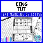 King Tut Ancient Egypt Text Marking Detective Mystery - Reading ...