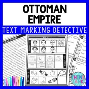 Ottoman Empire Text Marking Detective Mystery - Reading Passages ...