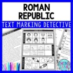 Roman Republic Text Marking Detective Mystery - Reading Passages ...