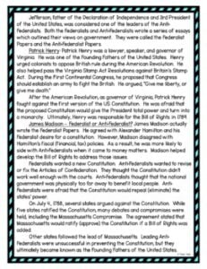 Federalists and Anti-Federalists DIGITAL Reading Passage & Questions ...