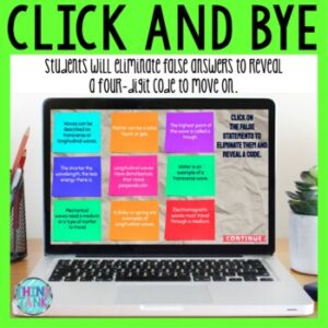 Types of Waves Interactive DIGITAL Escape Room Reading and Puzzles ...
