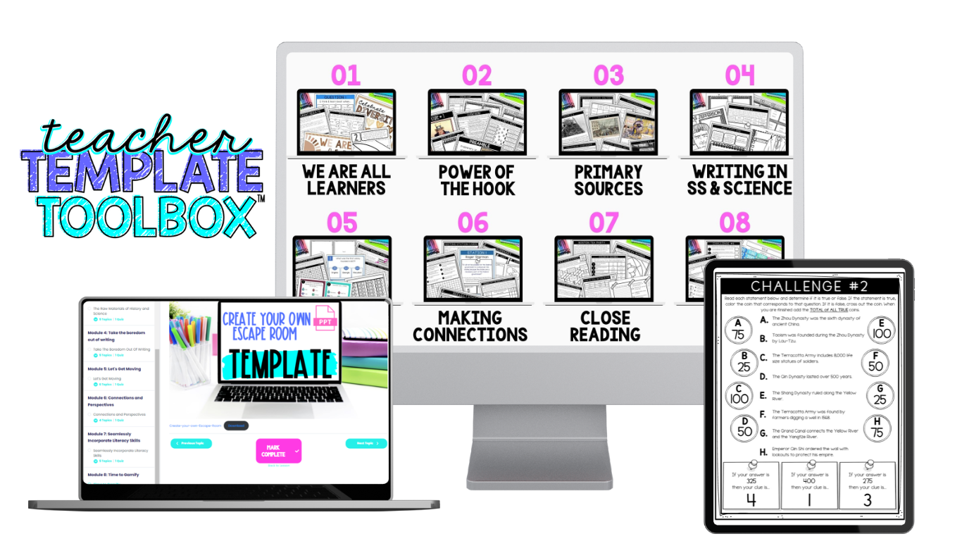 Teacher Template Toolbox - Think Tank Teacher