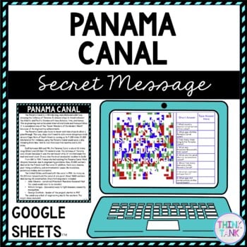 Panama Canal Secret Message Activity For Google Sheets™ - Think Tank ...