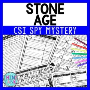 Stone Age Reading Comprehension CSI Spy Mystery - Close Reading - Think ...