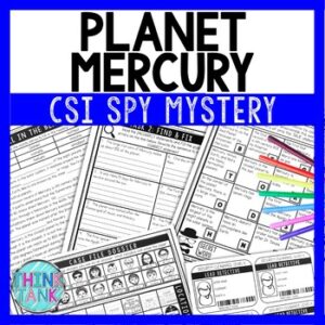 Mercury Reading Comprehension CSI Spy Mystery - Close Reading - Solar ...