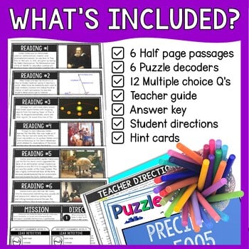 Galileo Reading Comprehension and Puzzle Escape Room - Solar System ...