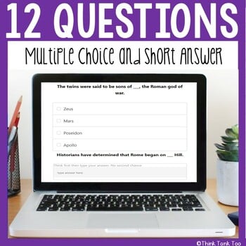 Julius Caesar DIGITAL 360 Escape Room - Ancient Rome - Think Tank Teacher