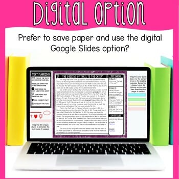 US Presidents Article of the Day - Bellringers - Reading Comprehension ...