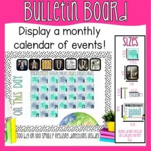 JANUARY On This Day History Reading Passages and Bulletin Board ...