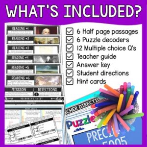 James Madison Reading Comprehension and Puzzle Escape Room - US ...