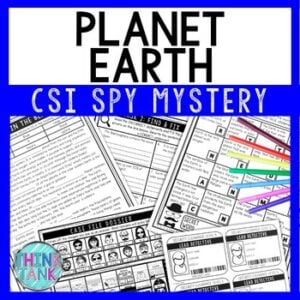 Planet Earth Reading Comprehension CSI Spy Mystery - Close Reading ...