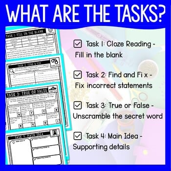 Planet Earth Reading Comprehension CSI Spy Mystery - Close Reading ...