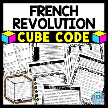 French Revolution Cube Stations - Reading Comprehension Activity ...
