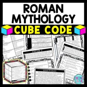 Roman Mythology Ancient Rome Cube Stations - Reading Comprehension ...