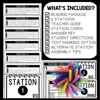 Roman Mythology Ancient Rome Cube Stations - Reading Comprehension ...