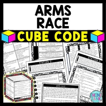 Arms Race Cold War Cube Stations - Reading Comprehension Activity ...