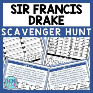 Sir Francis Drake Scavenger Hunt - Reading Comprehension Activity ...