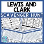 Lewis and Clark Scavenger Hunt - Reading Comprehension Activity - Think ...