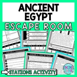 Ancient Egypt Escape Room Stations - Reading Comprehension Activity ...