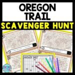 Oregon Trail Scavenger Hunt Reading Comprehension Activity - Think Tank ...