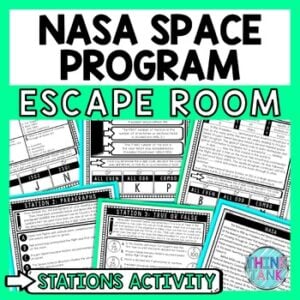 NASA Space Program Escape Room Stations - Reading Comprehension ...