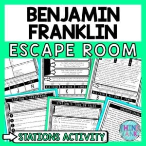 No Prep U.S. History Escape Room Activities - Think Tank Teacher