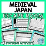 Medieval Japan Escape Room Stations - Reading Comprehension Activity ...