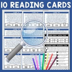 Ancient Mesopotamia Scavenger Hunt - Reading Comprehension Activity ...