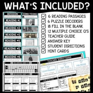 Alexander Graham Bell Escape Room Scavenger Hunt - Reading ...