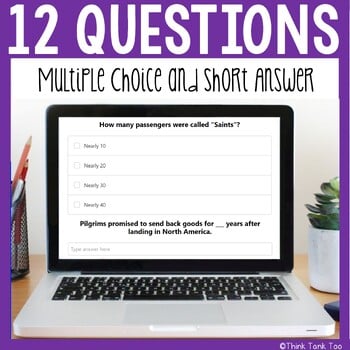 Mayflower and Plymouth Colony DIGITAL 360 Escape Room - Think Tank Teacher