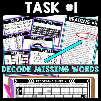 Animal Kingdom Escape Room Scavenger Hunt - Reading Comprehension ...