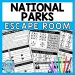 National Parks Escape Room - Task Cards - Reading Comprehension - Think ...